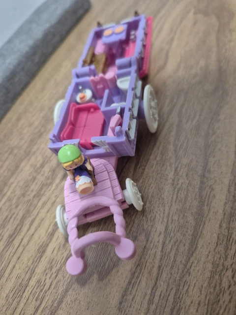 POLLY POCKET CIRCUS Wagon On The Go Vintage 1995 Bluebird Toys with ...