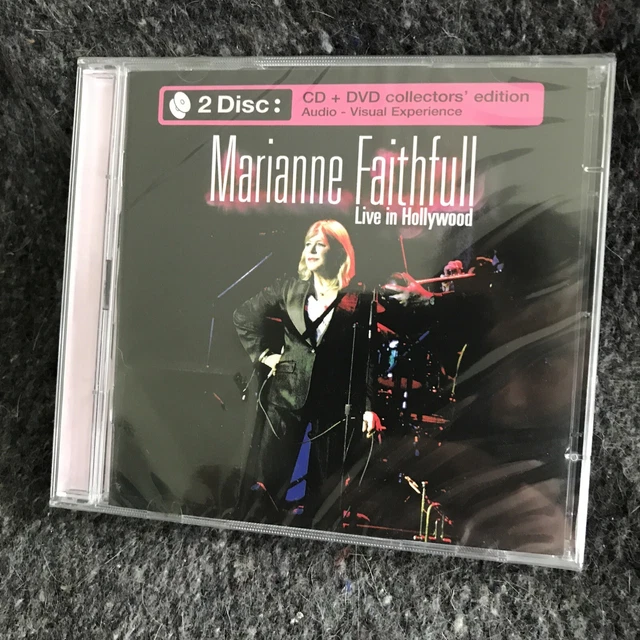 MARIANNE FAITHFULL-LIVE IN Hollywood-Cd& Dvd Set :New Sealed EUR 36,69 ...