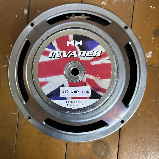 HH INVADER 12” guitar speaker 8ohm. 40w? £21.50 - PicClick UK