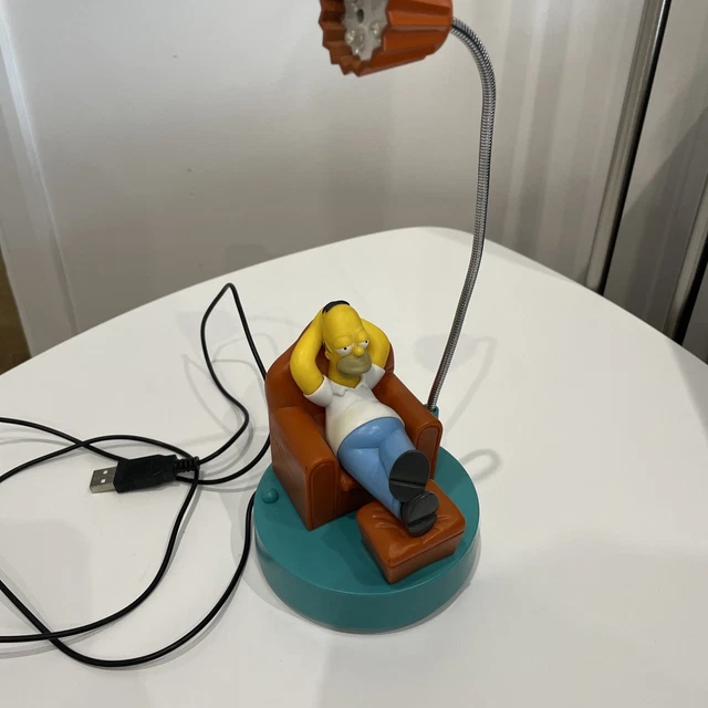 2007 THE SIMPSONS Homer USB Desk Lamp Light Rare Hard To Find £9.00 ...