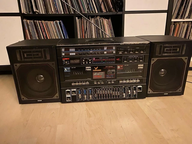 CONDOR CR 9000 Ghettoblaster Rarität Mit Schutzfolie Und ...