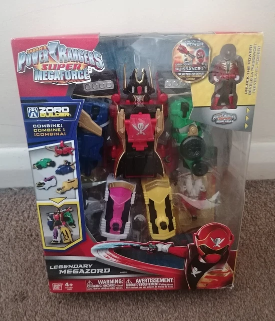 POWER RANGERS SUPER Megaforce Legendary Megazord Bandai Mega Force New ...