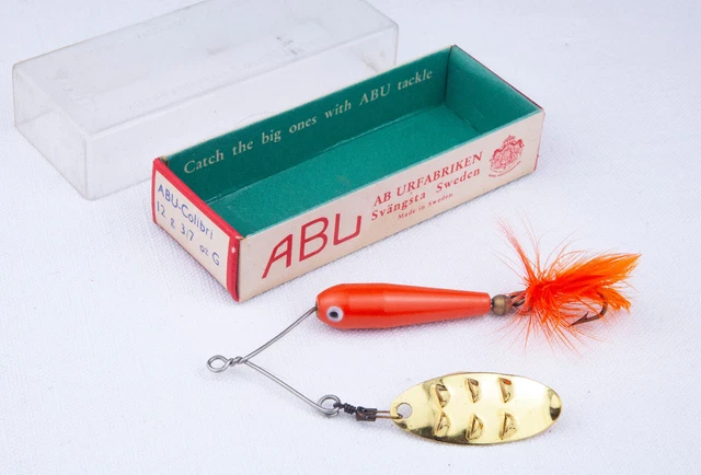 RARE LEURRE ANCIEN ABU Colibri 1950's old fishing lure pas moulinet ...