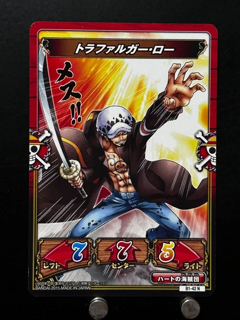 TRAFALGAR LAW ONE PIECE Kizuna Boost Card Battle B1-42N Manga Anime ...