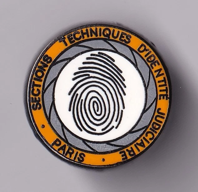 RARE PINS PIN'S .. Police Nationale Empreinte Identite Judiciaire Paris ...