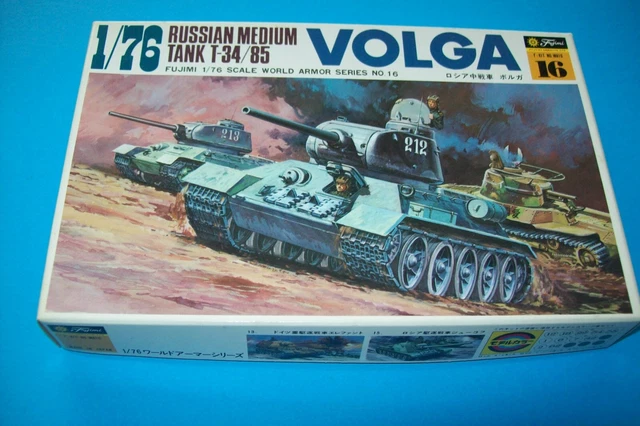 FUJIMI RUSSIAN T-34/85 VOLGA TANK 1:76 Maßstab Kit EUR 8,78 - PicClick DE