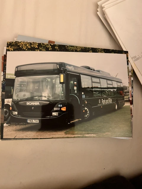 BUS PHOTO SCANIA Omnicity YN06 TDZ First £0.99 - PicClick UK