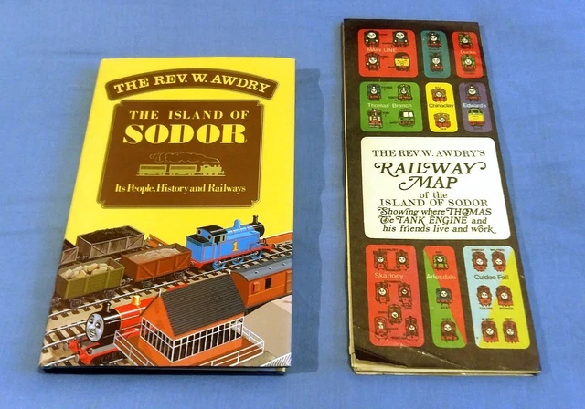 THE ISLAND OF Sodor, Its People, History and Railways, W. Awdry, SIGNED ...