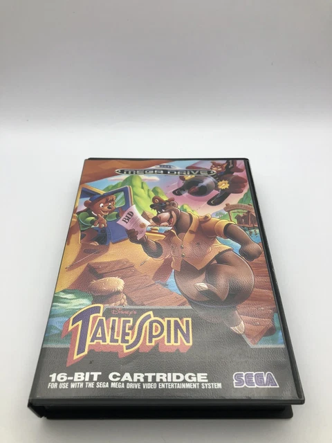 DISNEY'S TALESPIN SEGA Mega Drive W/Manual 16 Bit Retro PAL 1992 #0987 ...