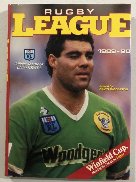 RUGBY LEAGUE 1989-90 Official Yearbook of the NSWRL edited by David ...