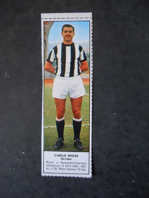 FIGURINA ALBUM TEMPO Calciatori 1966-67 Savona Carlo Pozzi [Af3] EUR 3 ...