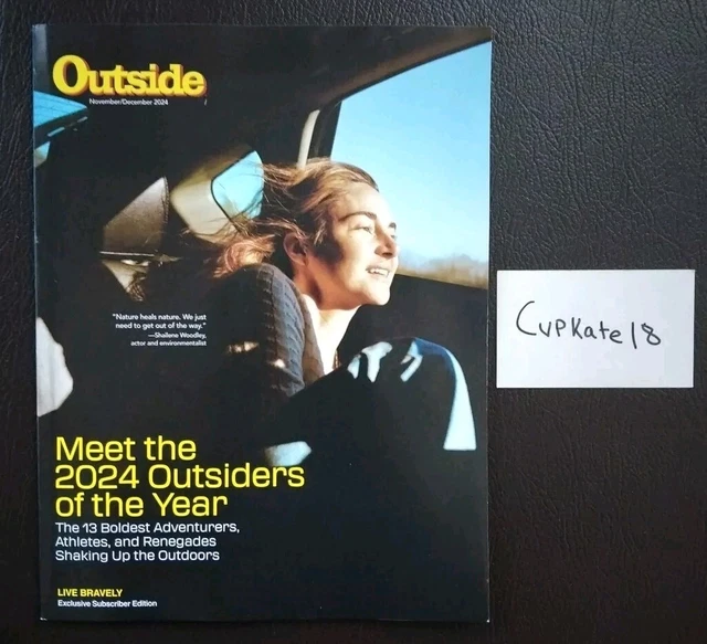 OUTSIDE MAGAZINE NOVEMBER December 2024 SHAILENE WOODLEY Cover Of The ...