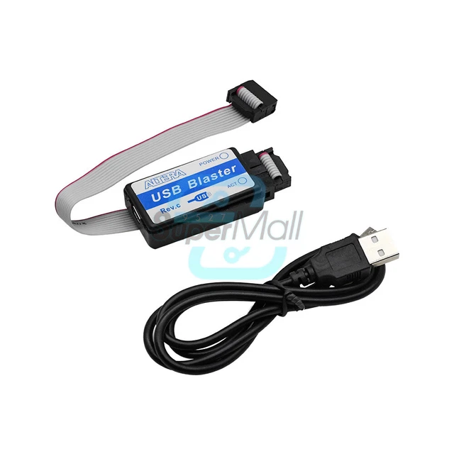 USB BLASTER PROGRAMMER with Cable for ALTERA FPGA CPLD JTAG Development ...