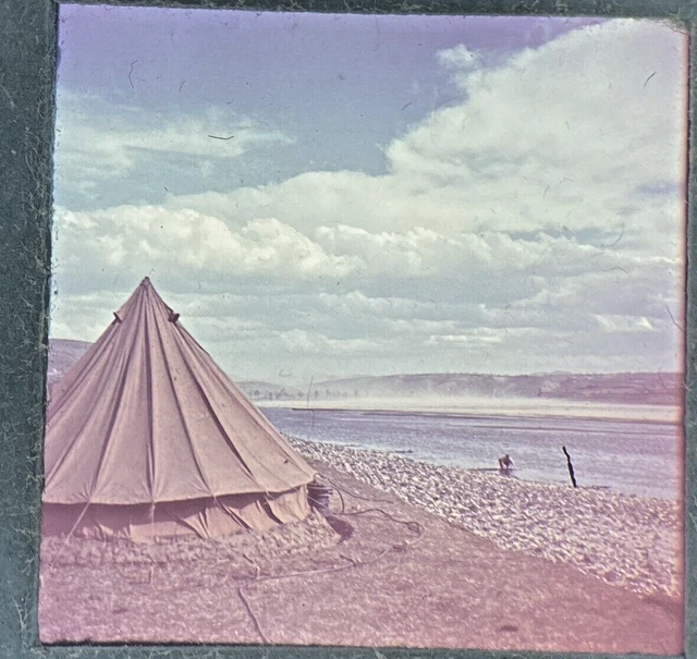 WK2 - FARB Dia color slide - Bulgarien Zeltlager der Wehrmacht 1941 FD6 ...