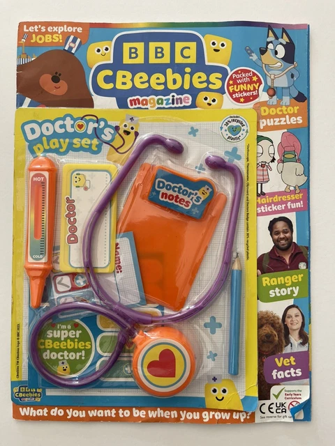 BBC CBEEBIES MAGAZINE #633 2024 Doctors Playset Toys £11.12 - PicClick UK