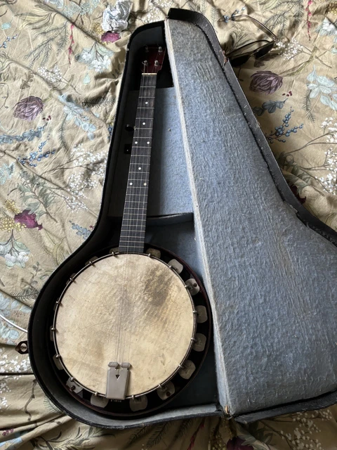 RARE VINTAGE BRITISH MADE 5 STRING BANJO 1920-1930s *For Potential ...