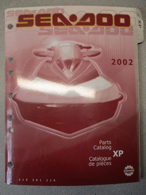 SEA DOO PARTS Book Catalog Schematics Diagrams 5589 2001 Rx-X Oem# 219 ...