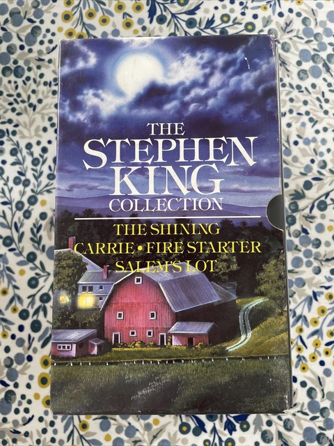 STEPHEN KING COLLECTION VHS Salems Lot Carrie Firestarter Shining Box ...