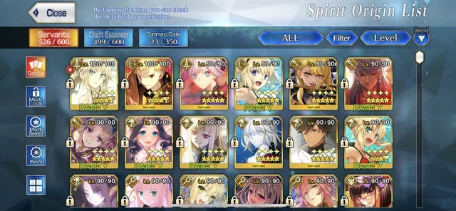 NA FATE GRAND order fgo account End Game $60.00 - PicClick