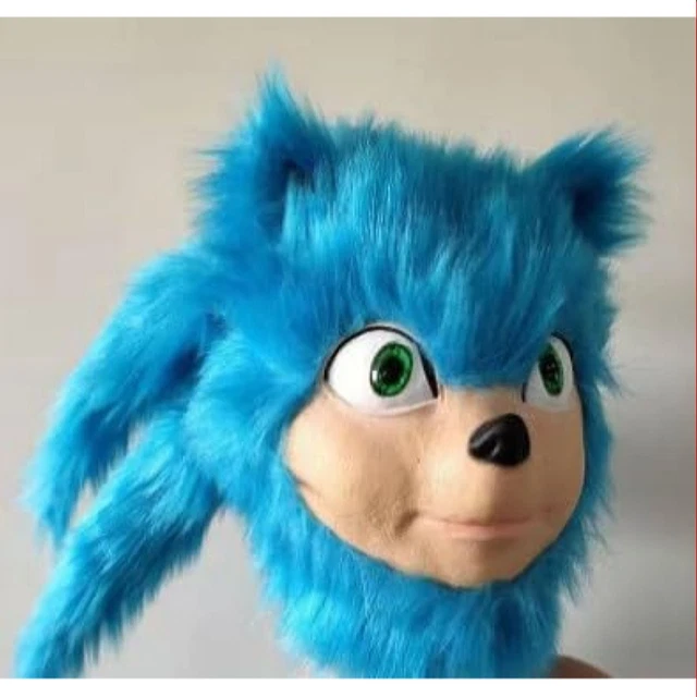 SONIC HEDGEHOG BLUE Latex Mask Halloween Cosplay Costume £29.98 ...