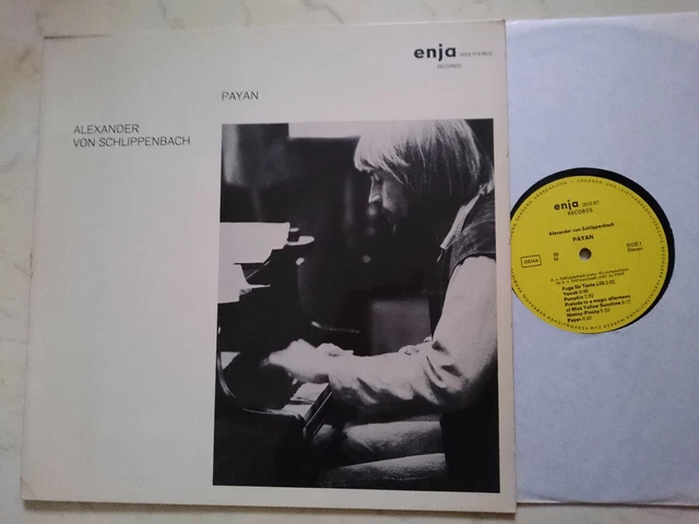 ALEXANDER VON SCHLIPPENBACH Payan Original Enja Vinyl 70s LP NM $175.08 ...