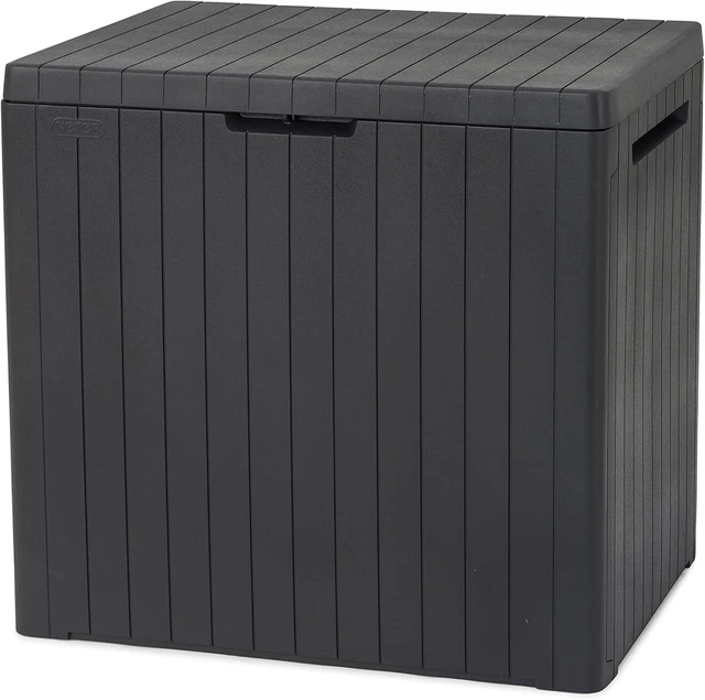 KETER CITY 113L Outdoor 96% recycled Small Balcony Garden Furniture ...