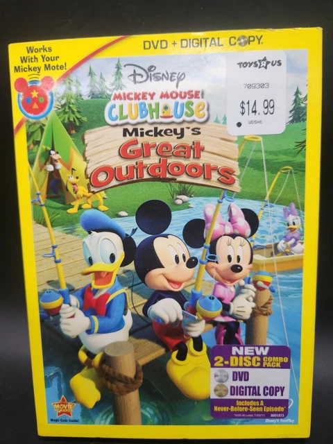 MICKEY MOUSE CLUBHOUSE: Mickeys Great Outdoors (DVD) £5.32 - PicClick UK