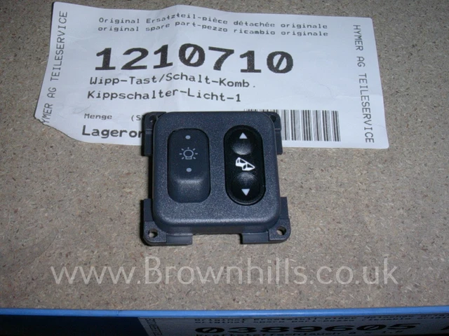 HYMER MOTORHOME STEP/AWNING Light Control Switch £72.00 - PicClick UK