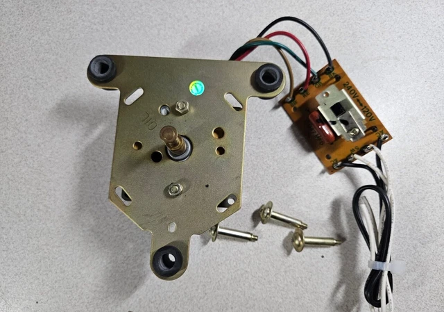 PIONEER PL-12D TURNTABLE Motor 1974 C/w Voltage Control Board UK/US 120 ...
