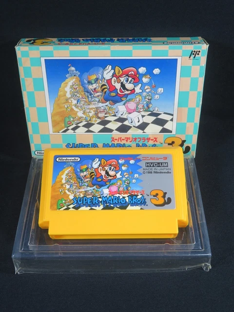 FAMICOM SUPER MARIO bros 3 Nintendo Japan fc game soft tested Japanese ...