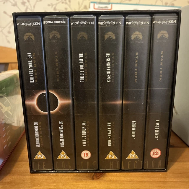 VHS BOX SET - STAR TREK: MOVIE COLLECTION plus 30 Years and Beyond ...