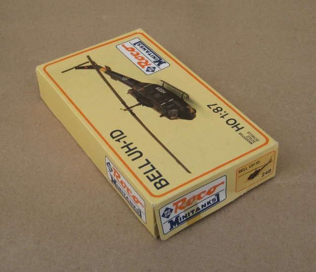 ROCO MINITANKS 248 • Bell UH-1D Bundeswehr / HEER • 1 87 / H0 • Old ...