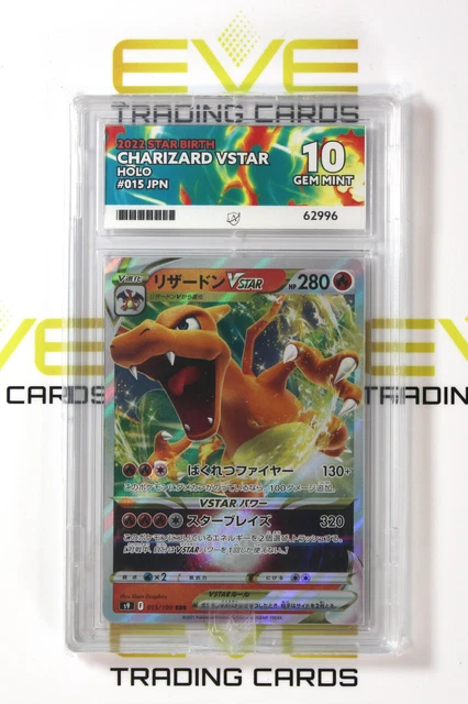 GRADED POKEMON CARD #015/100 2022 Charizard VSTAR Star Birth Holo Japan - Ace 10 EUR 58,68 ...