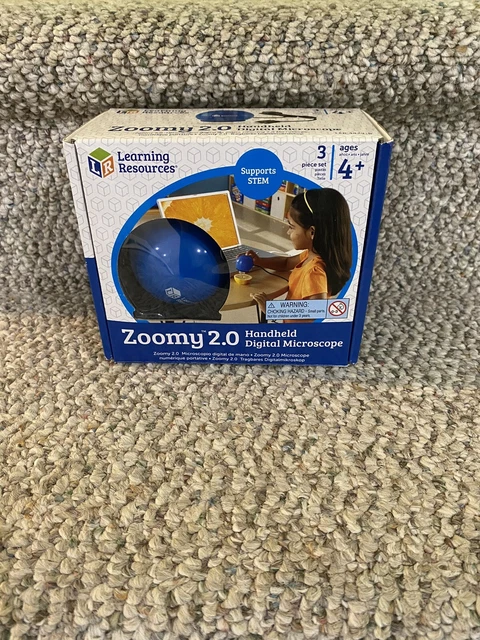 LEARNING RESOURCES ZOOMY 2.0 Handheld Digital Microscope USB Connection ...