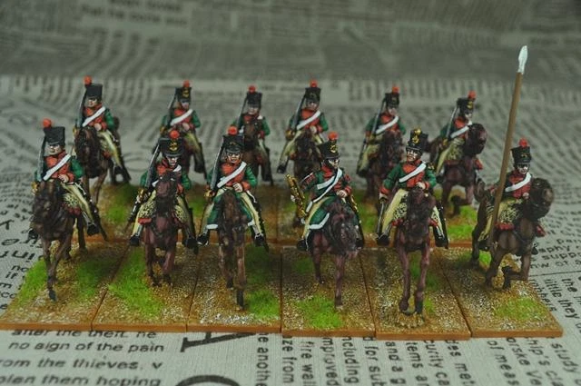 28MM NAPOLEONIC PAINTED French Chasseurs Cheval galloping FN04 EUR 101 ...