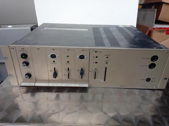 AMPLIFICATEUR DE MÉLANGE TOA VM-1060A amplificateur amplificateur ...