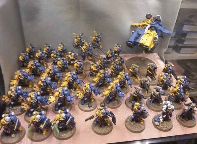 WARHAMMER 40K SPACE Marines Primaris army ultramarines fully painted £ ...