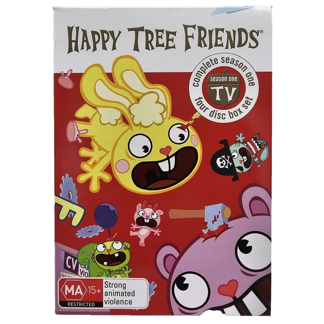 HAPPY TREE FRIENDS Complete Season One DVD Box Set Aus PAL Region 4 ...