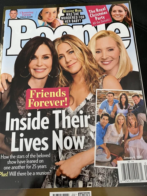 FRIENDS CAST PEOPLE Magazine Lisa Kudrow Jennifer Aniston Courteney Cox ...
