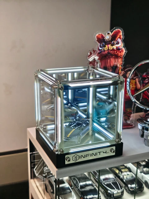 4D INFINITY MIRROR Cube Light – Infinite Space Abyss LED Night Lamp USB ...