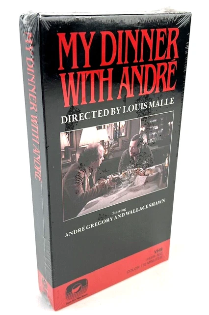 MY DINNER WITH Andre VHS 1982 RARE Pacific Arts Video Copy Louis Malle ...