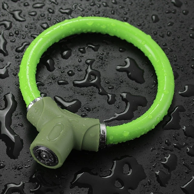 CYCLING TRAVEL KEYLESS Bicycle Lock 11mm Diameter Cable Robust Security ...