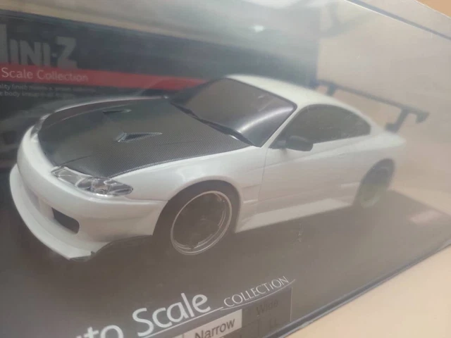 NEW KYOSHO MINI-Z Body Nissan Silvia S15 GT Wing White Auto Scale ...