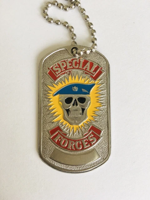RUSSIAN MILITARY ARMY Special Forces Dog Tag with Chains Original New ...