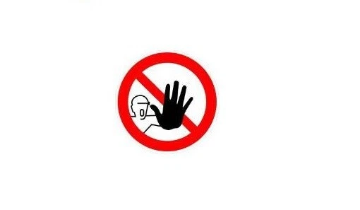 NEW GENUINE VW Audi Warning Sign Do Not Enter VAS6881 ASE48522300000 £ ...