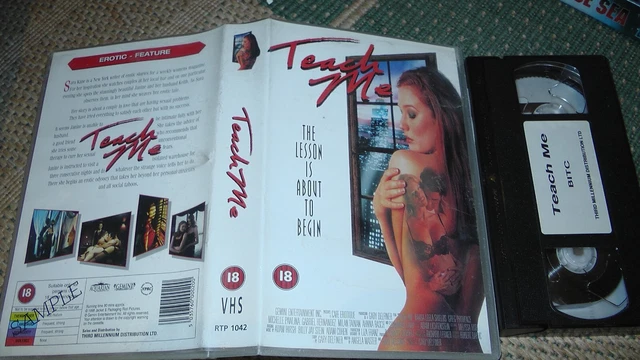 TEACH ME VHS Video Big Box Timecode Sample Dealer Tape Erotic £5.99 - PicClick UK