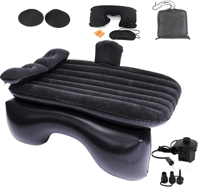 INFLATABLE CAR AIR Mattress for Back Seat of Cars Camping Bed Portable ...
