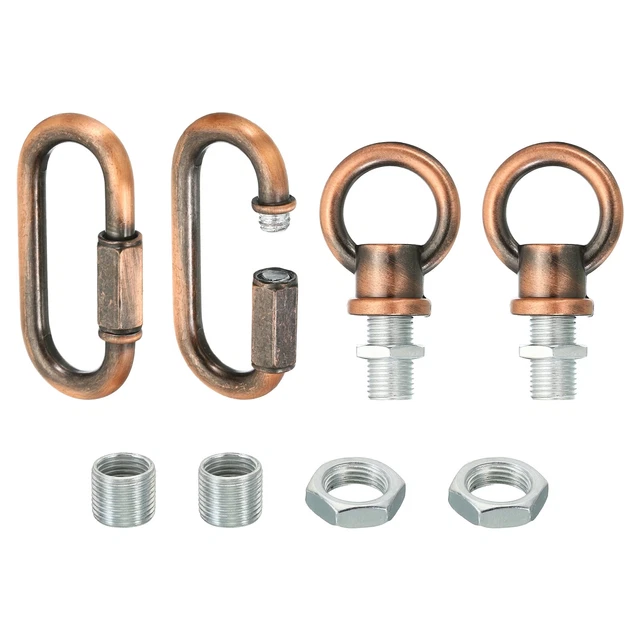 M10 LIFTING EYE Nut Kit, Bolt Screw Ring for Chandelier, 132 Lbs Load ...