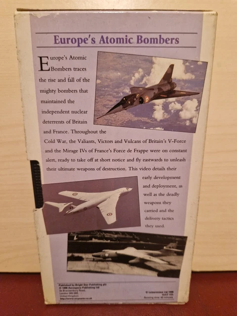 WORLD AIRCRAFT - Europe's Atomic Bombers - PAL VHS Video Tape (A213) £2.99 - PicClick UK