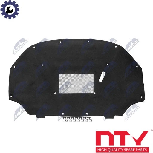 SILENCING MATERIAL ENGINE Bay Ezc-Vw-517 Forcbzb/Cyvd 1.2L Cayc/Cfna ...